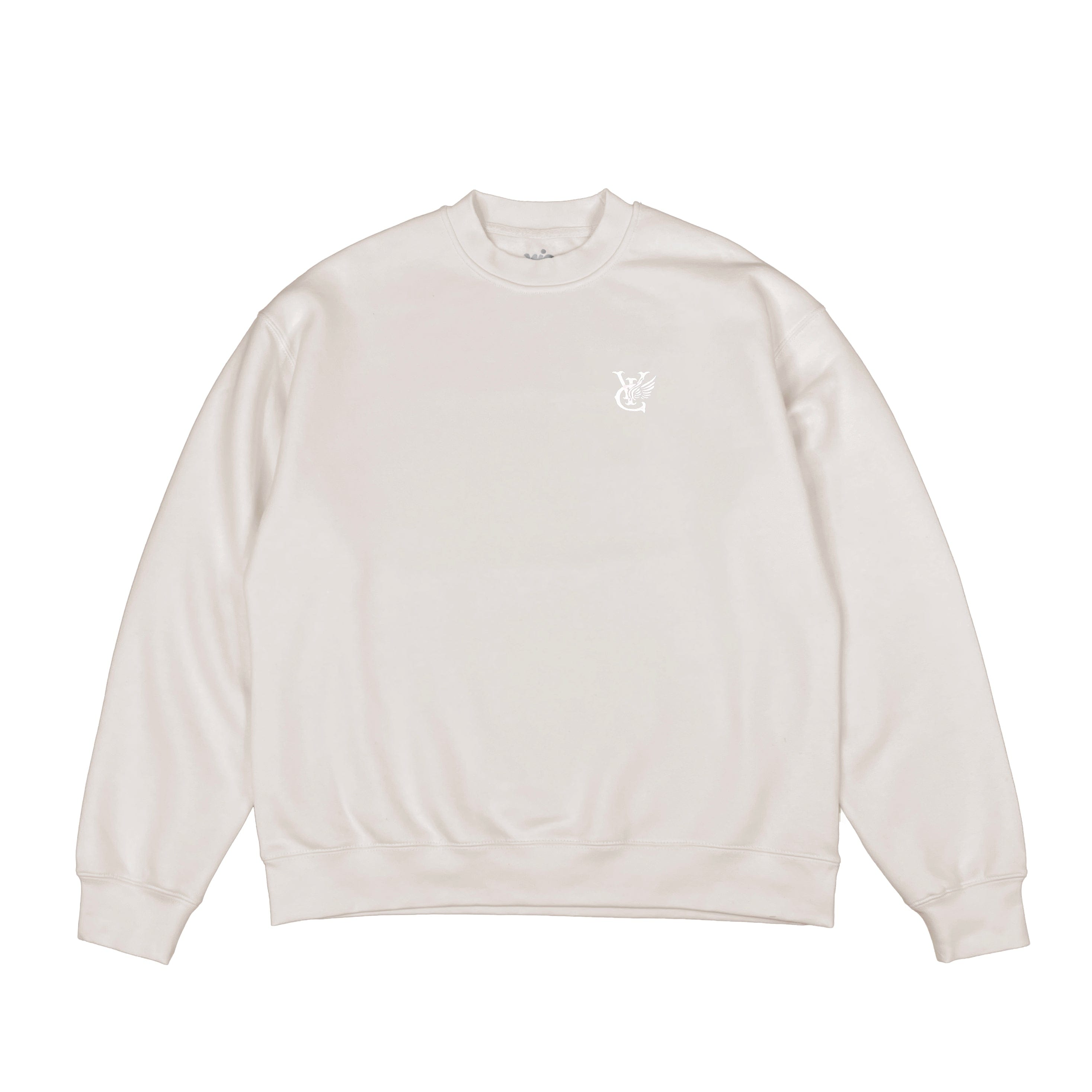 WING EMB CREWNECK - TONAL LOGO – VIC APPAREL